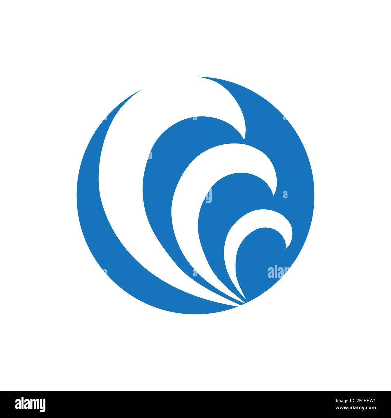 Ocean Wave Logo vector illustration design Template - Vector Stock ...