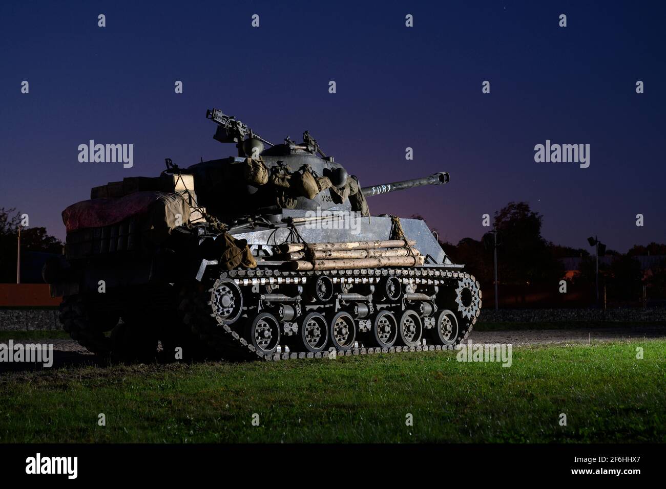 Sherman Tank 'Fury' Stock Photo - Alamy