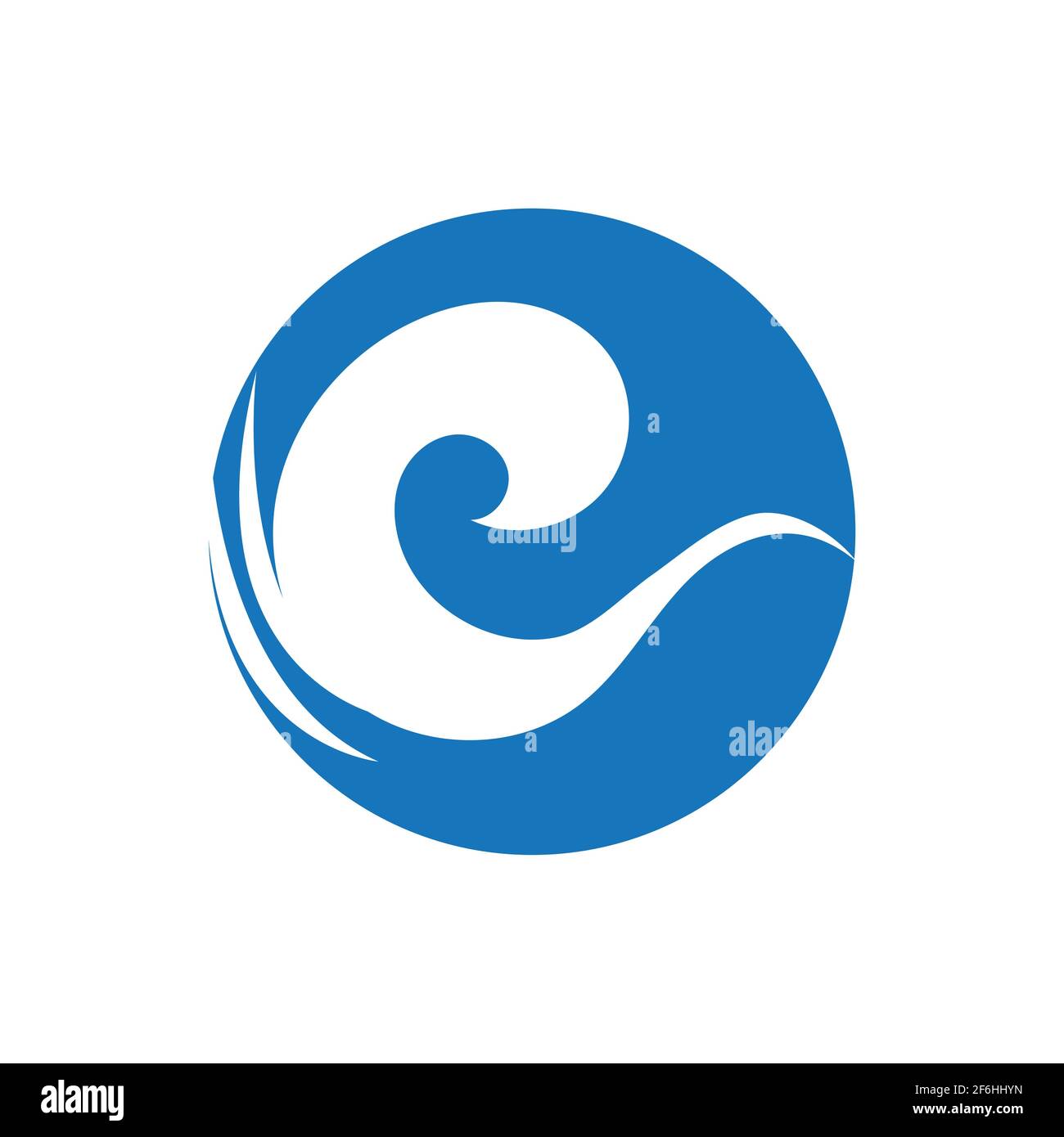Ocean Wave Logo vector illustration design Template - Vector Stock ...
