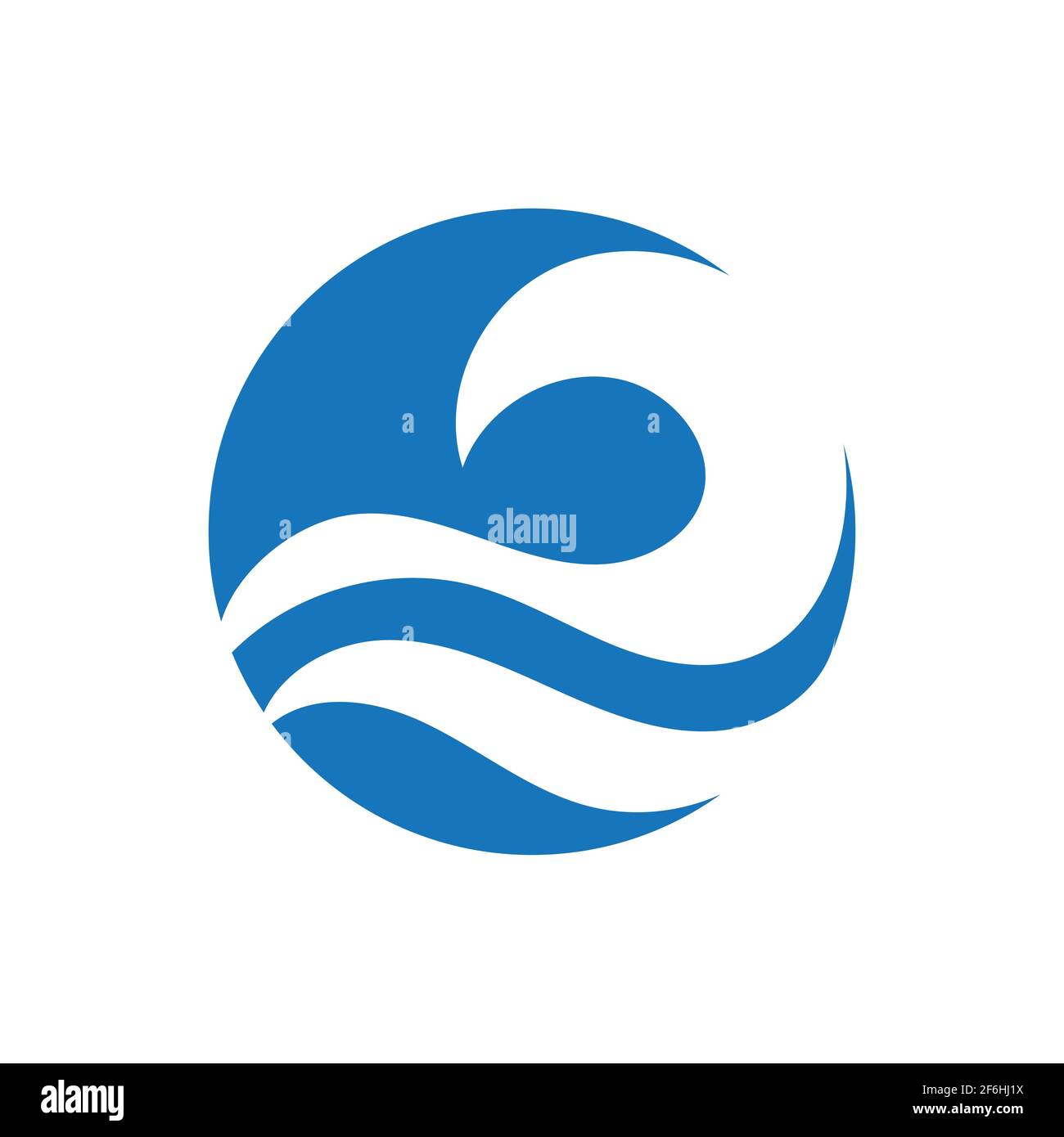 Ocean Wave Logo vector illustration design Template - Vector Stock ...