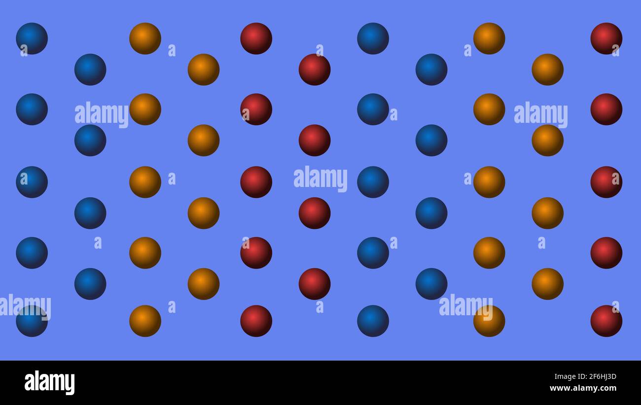 Set of colorful balls on light blue background illustration Stock Photo ...