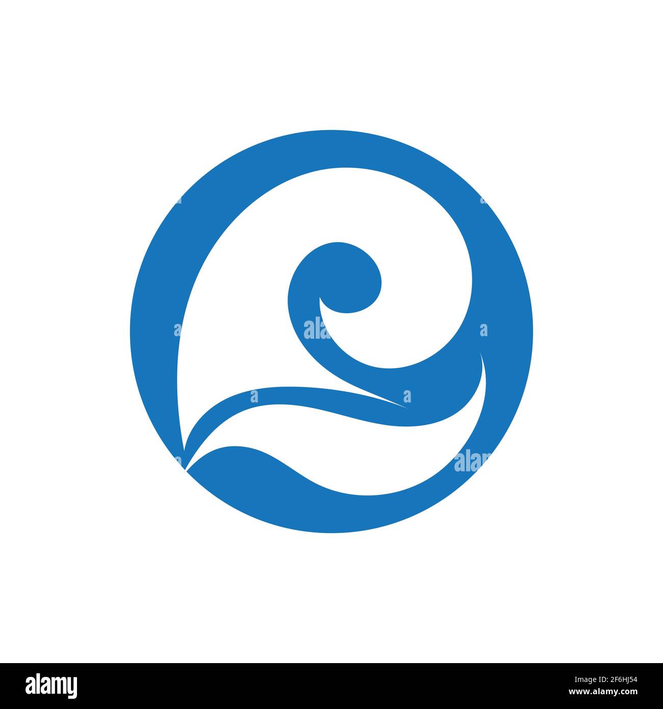 Ocean Wave Logo vector illustration design Template - Vector Stock ...