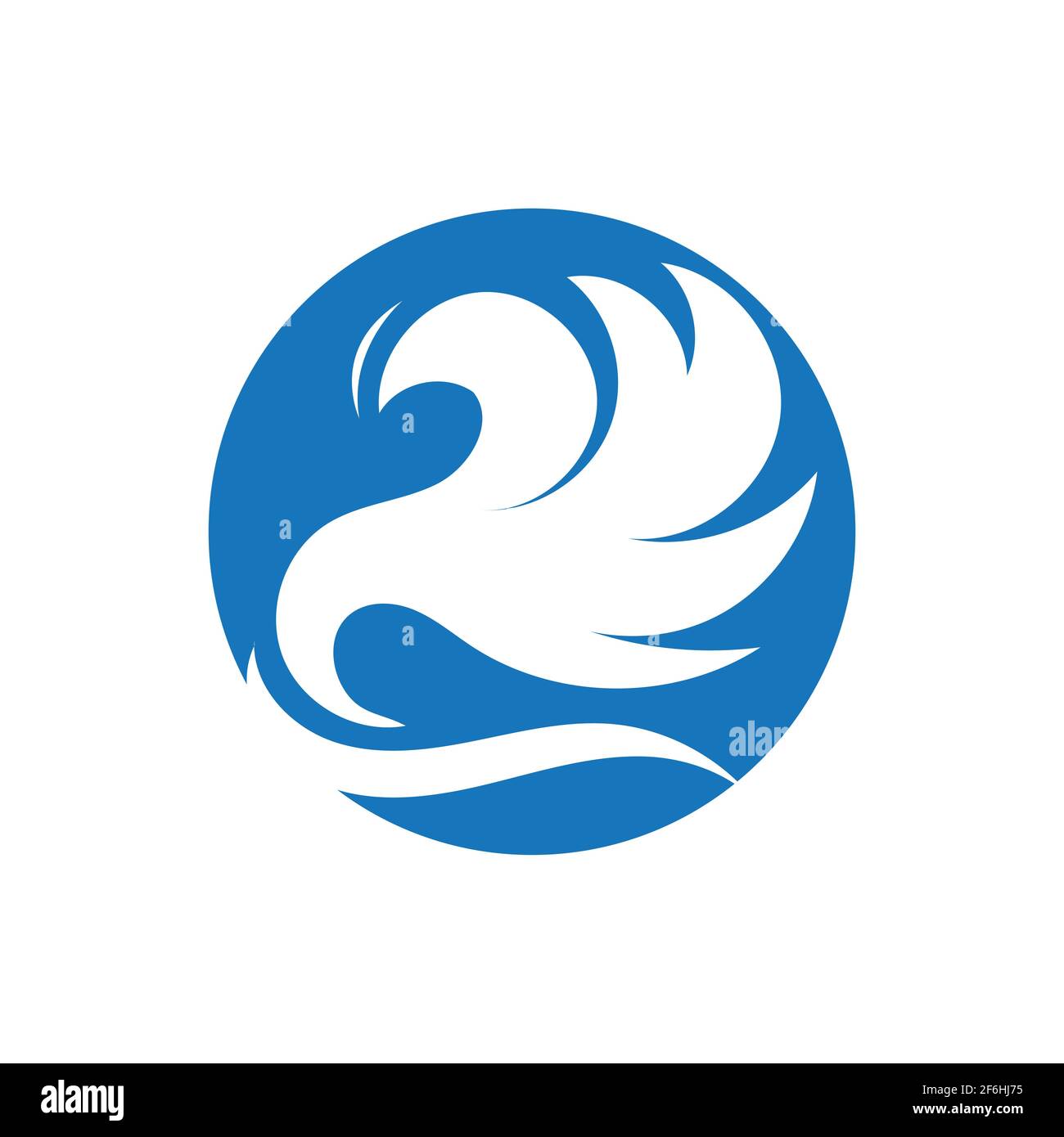 Ocean Wave Logo vector illustration design Template - Vector Stock ...