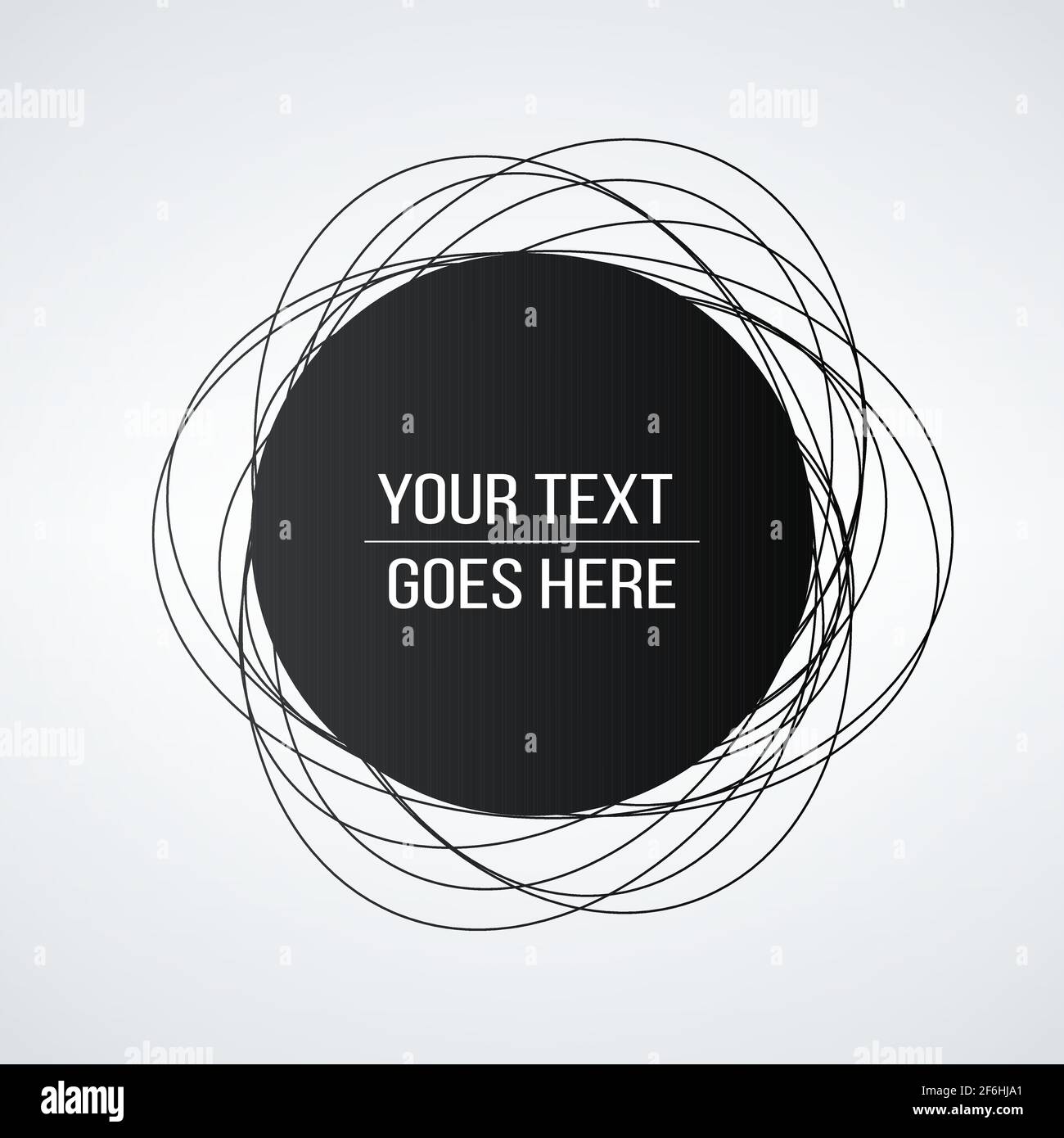 Clew lines badge design element with place for your text. Stock Vector ...