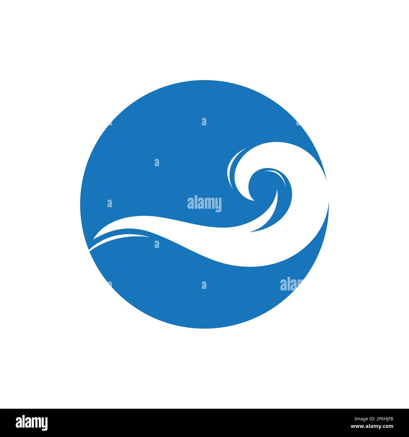Ocean Wave Logo vector illustration design Template - Vector Stock ...