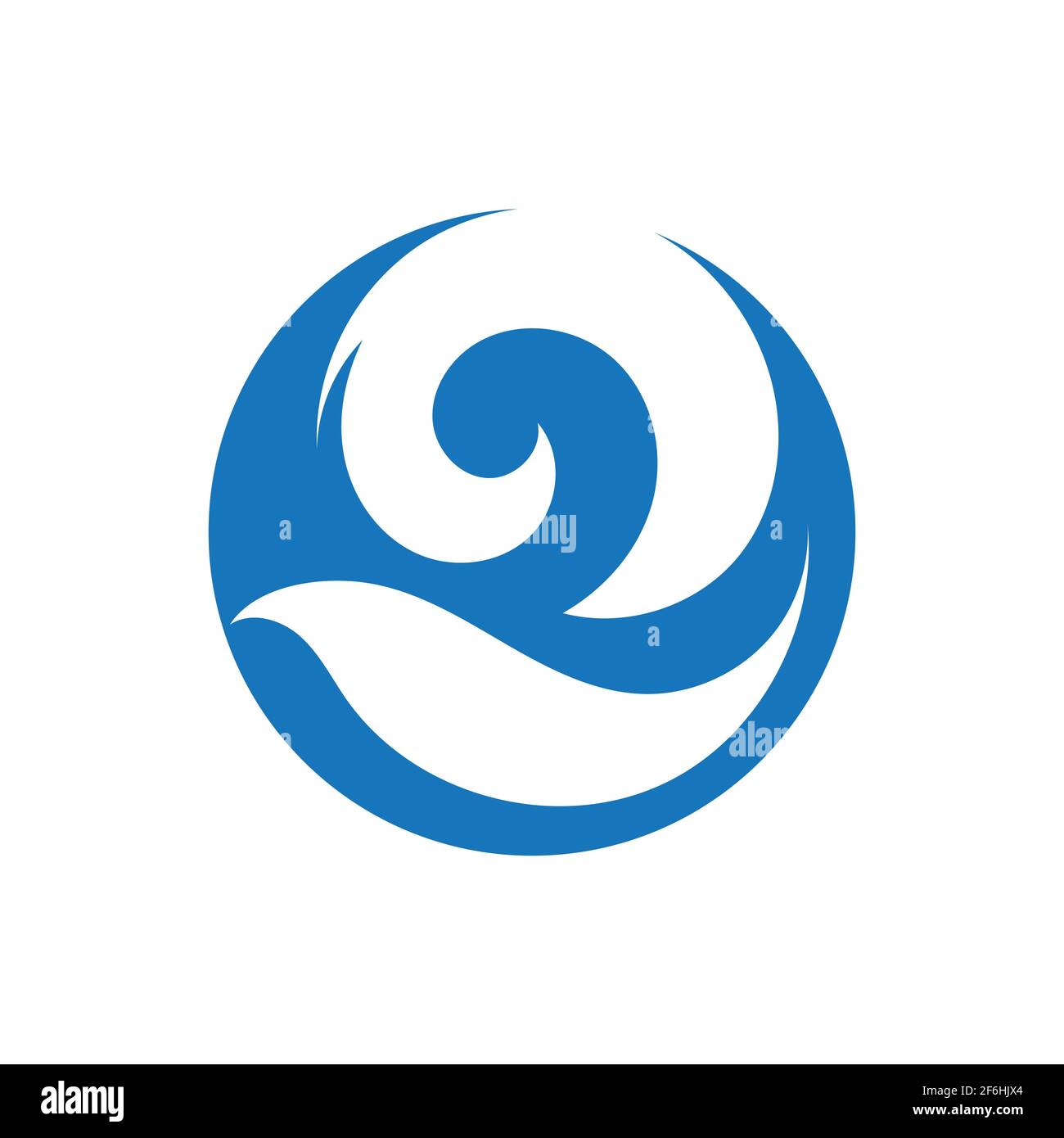 Ocean Wave Logo vector illustration design Template - Vector Stock ...