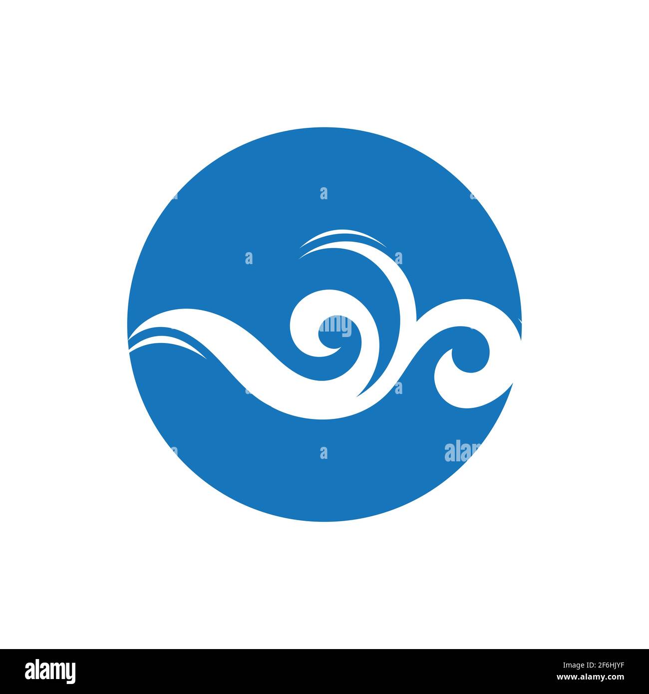 Ocean Wave Logo vector illustration design Template - Vector Stock ...