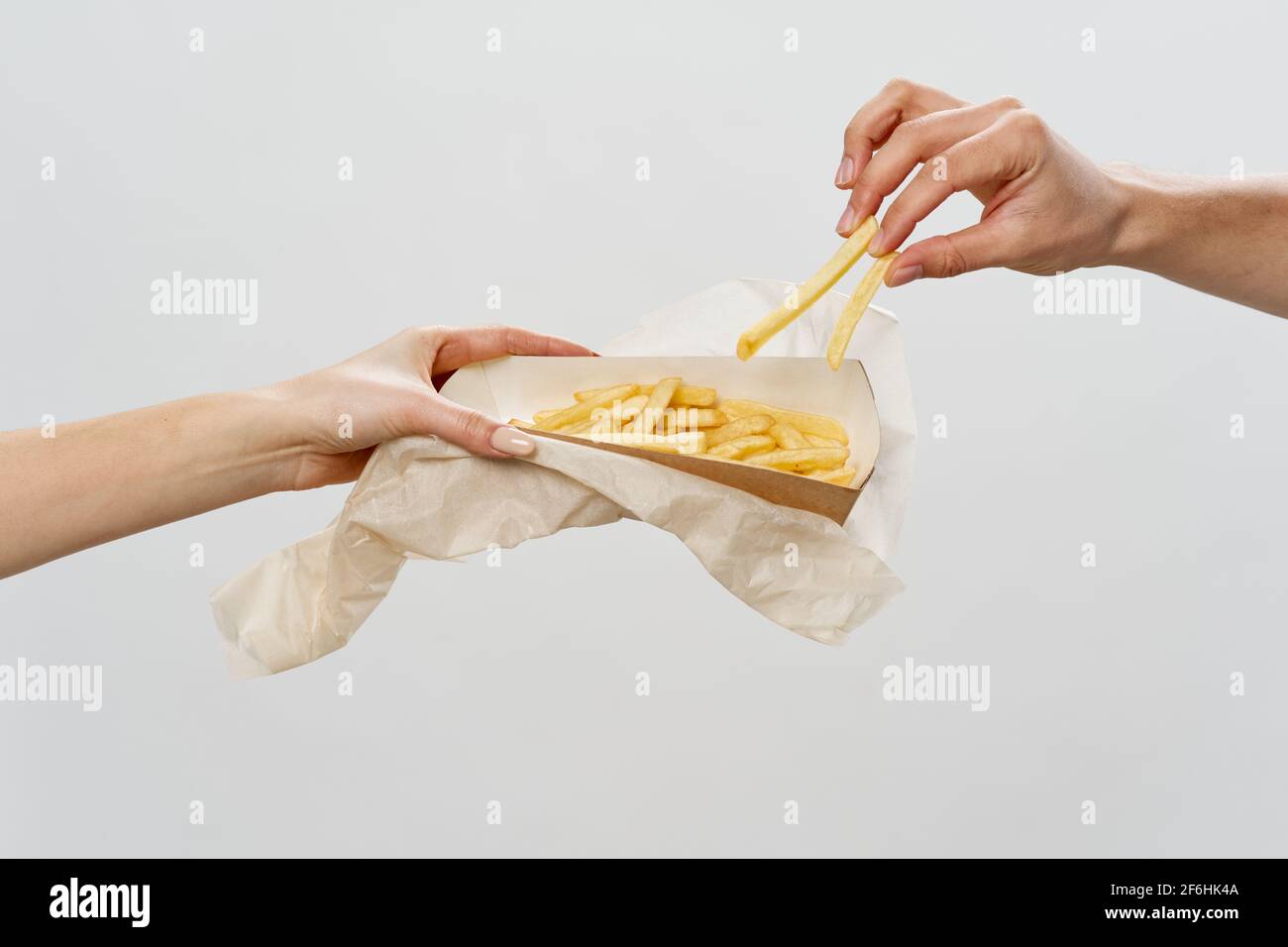 french fries fast food diet food delicious close-up Stock Photo - Alamy