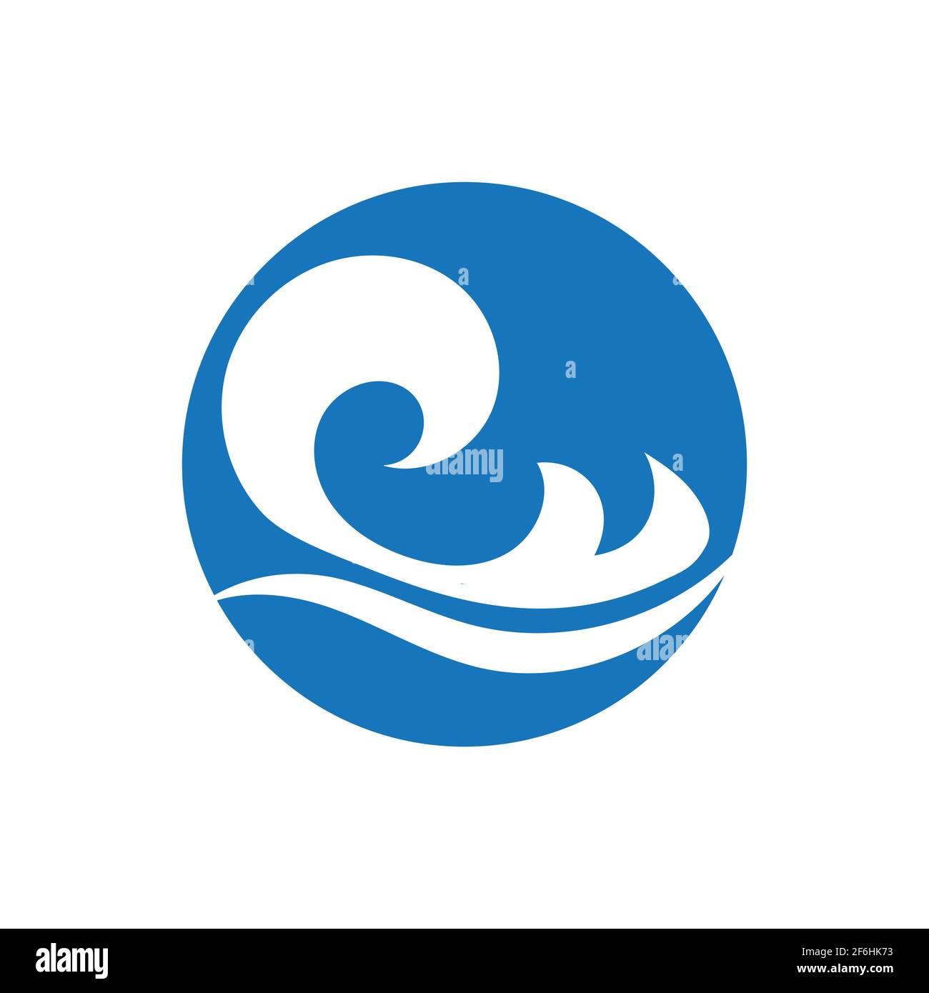 Ocean Wave Logo vector illustration design Template - Vector Stock ...
