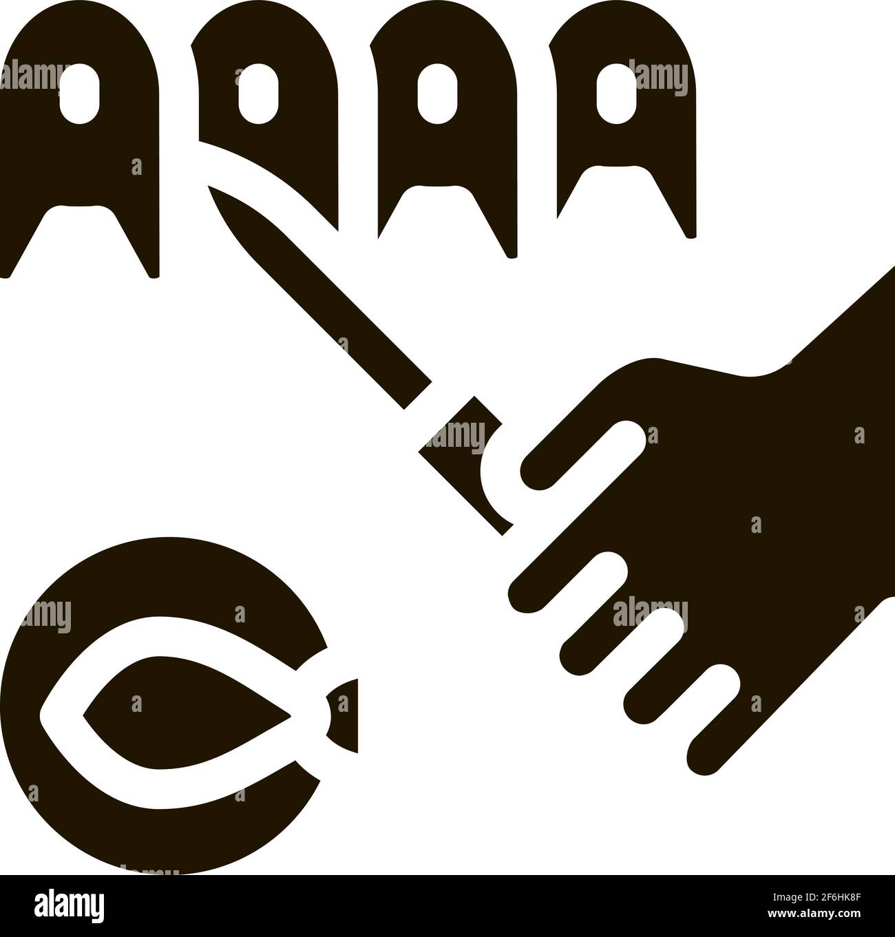 Glyph angling Stock Vector Images - Alamy