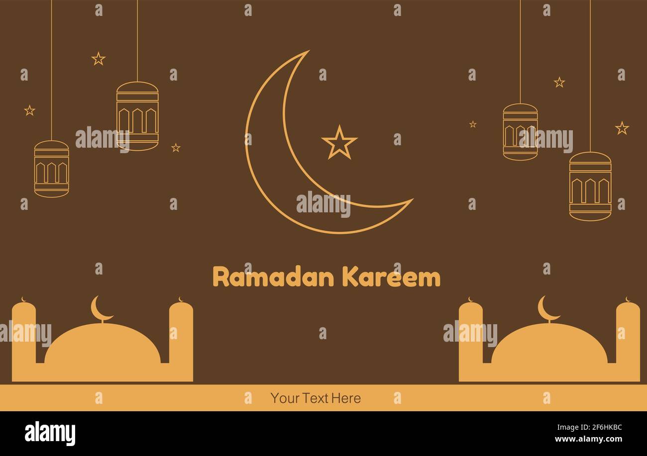 Ramadan vector background design Stock Vector Images - Alamy