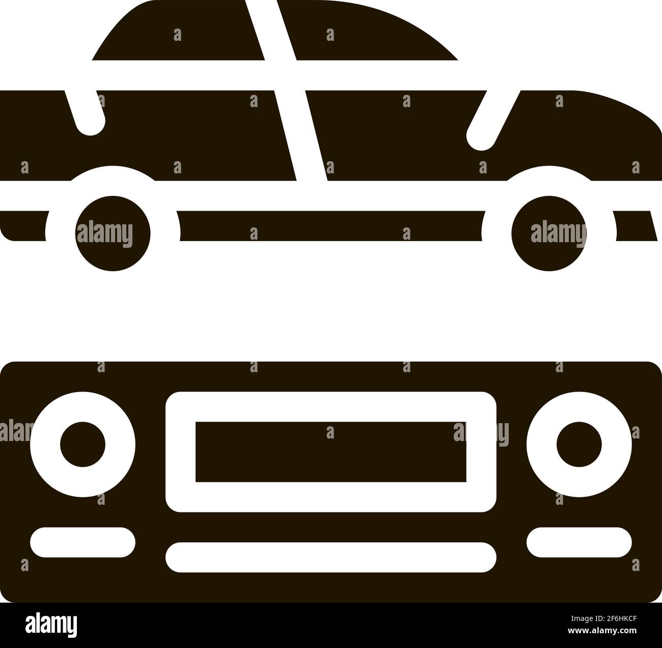 Radio fm car Stock Vector Images - Alamy