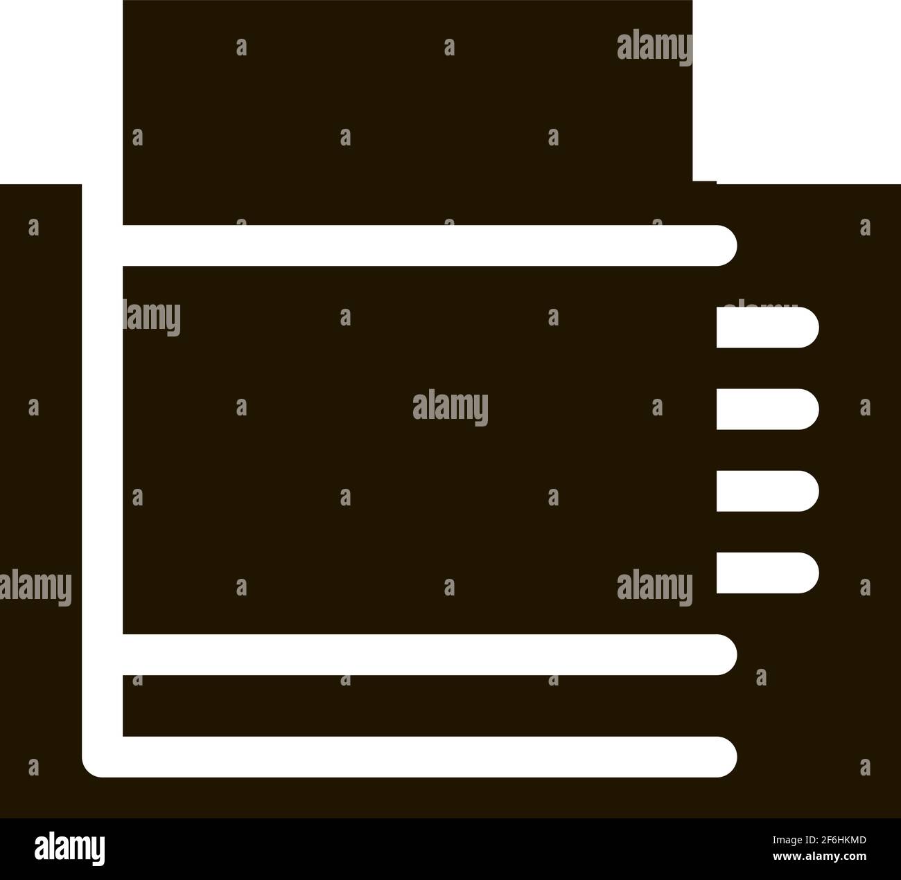 tiled foundation icon Vector Glyph Illustration Stock Vector Image ...