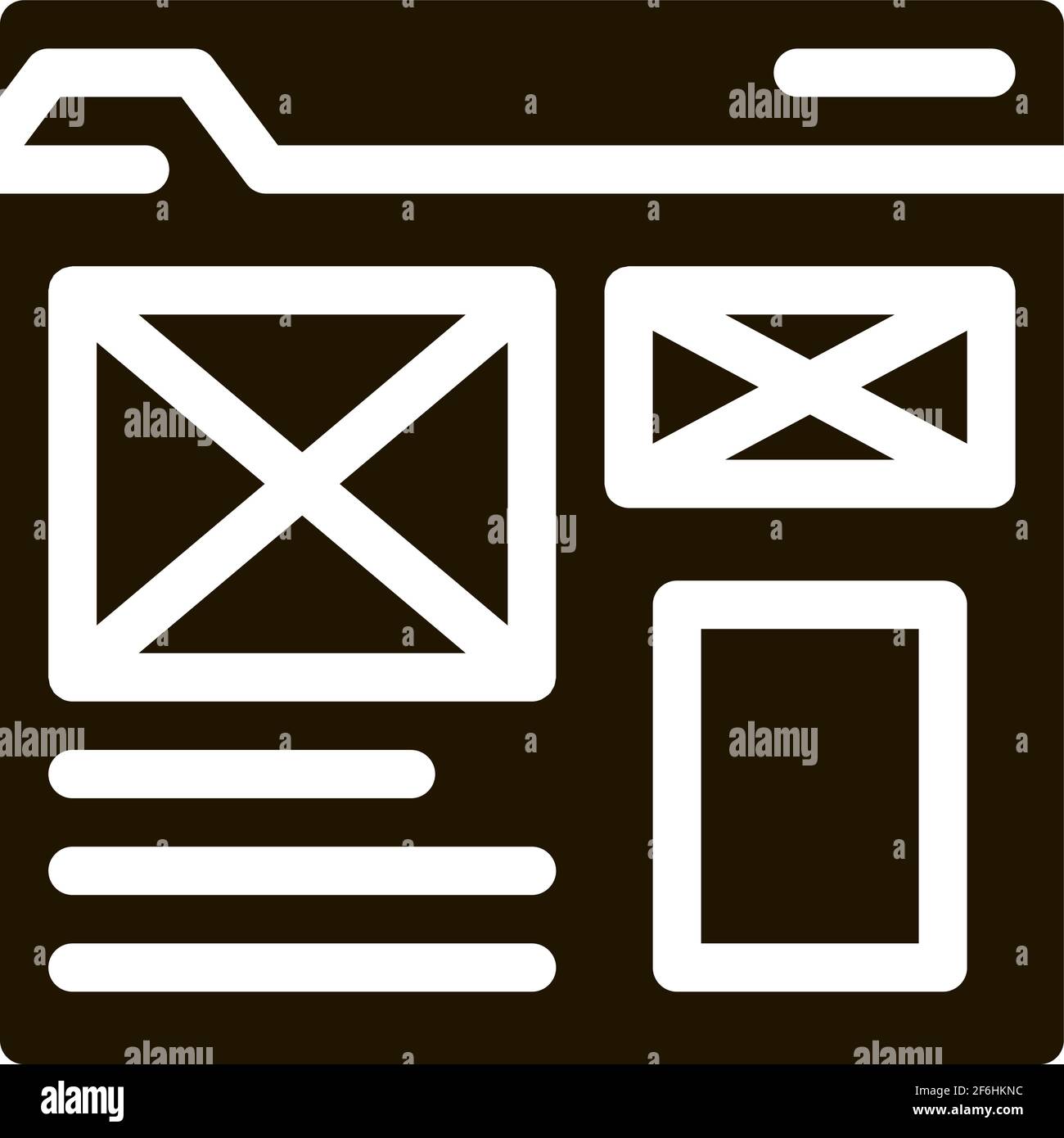 End of site Stock Vector Images - Alamy