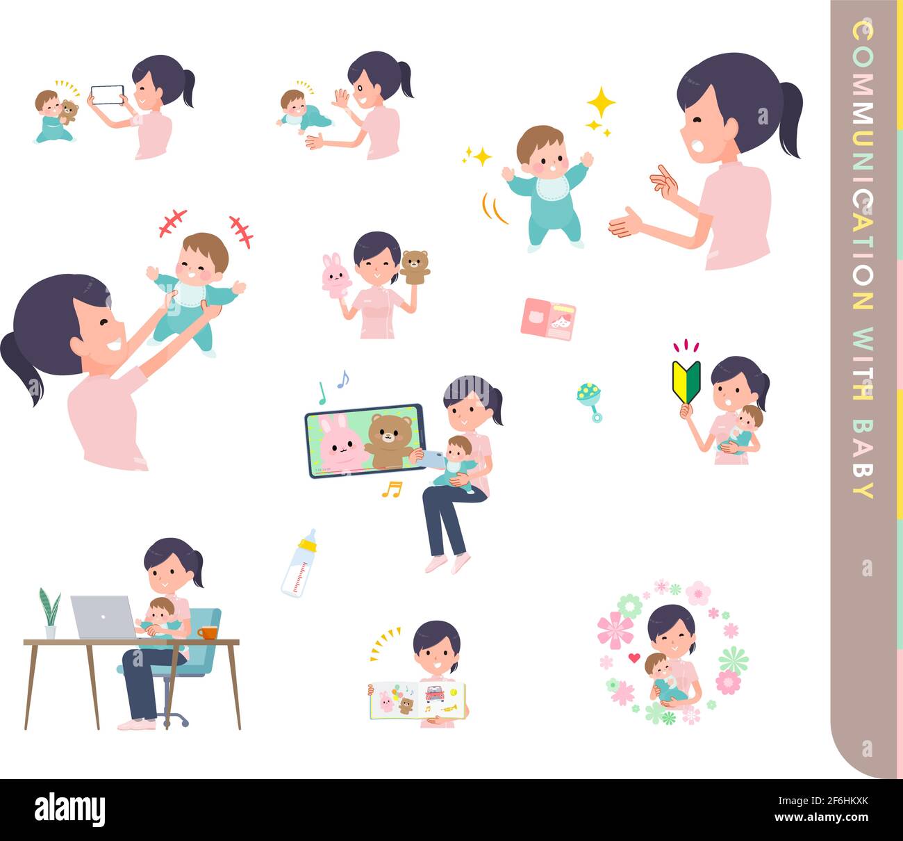 Old puppets Stock Vector Images - Alamy