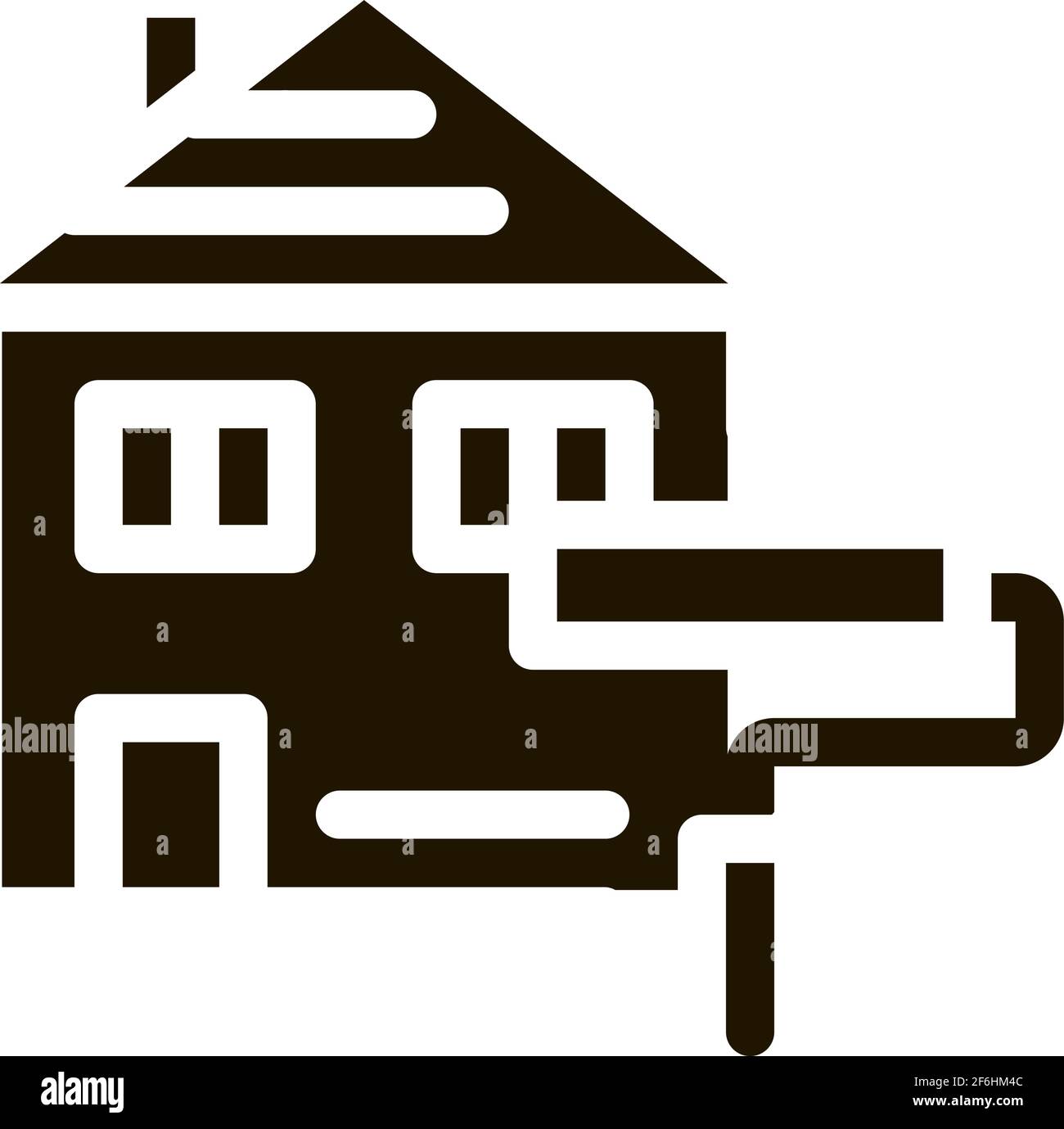 Residential painting icons hi-res stock photography and images - Alamy