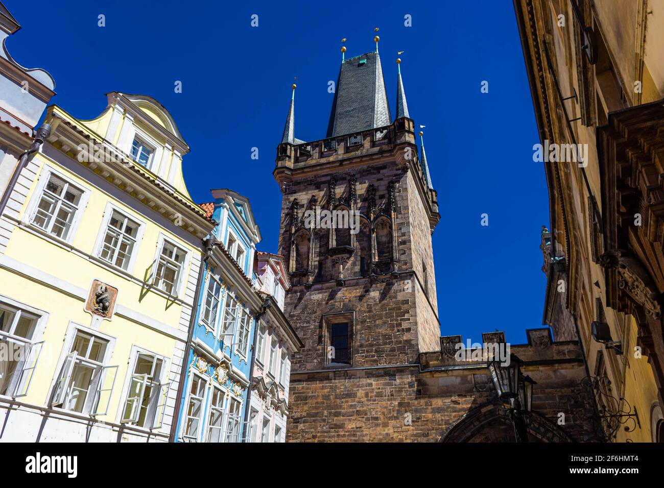 Powder Tower of Prague, Czech Republic Stock Photo - Alamy