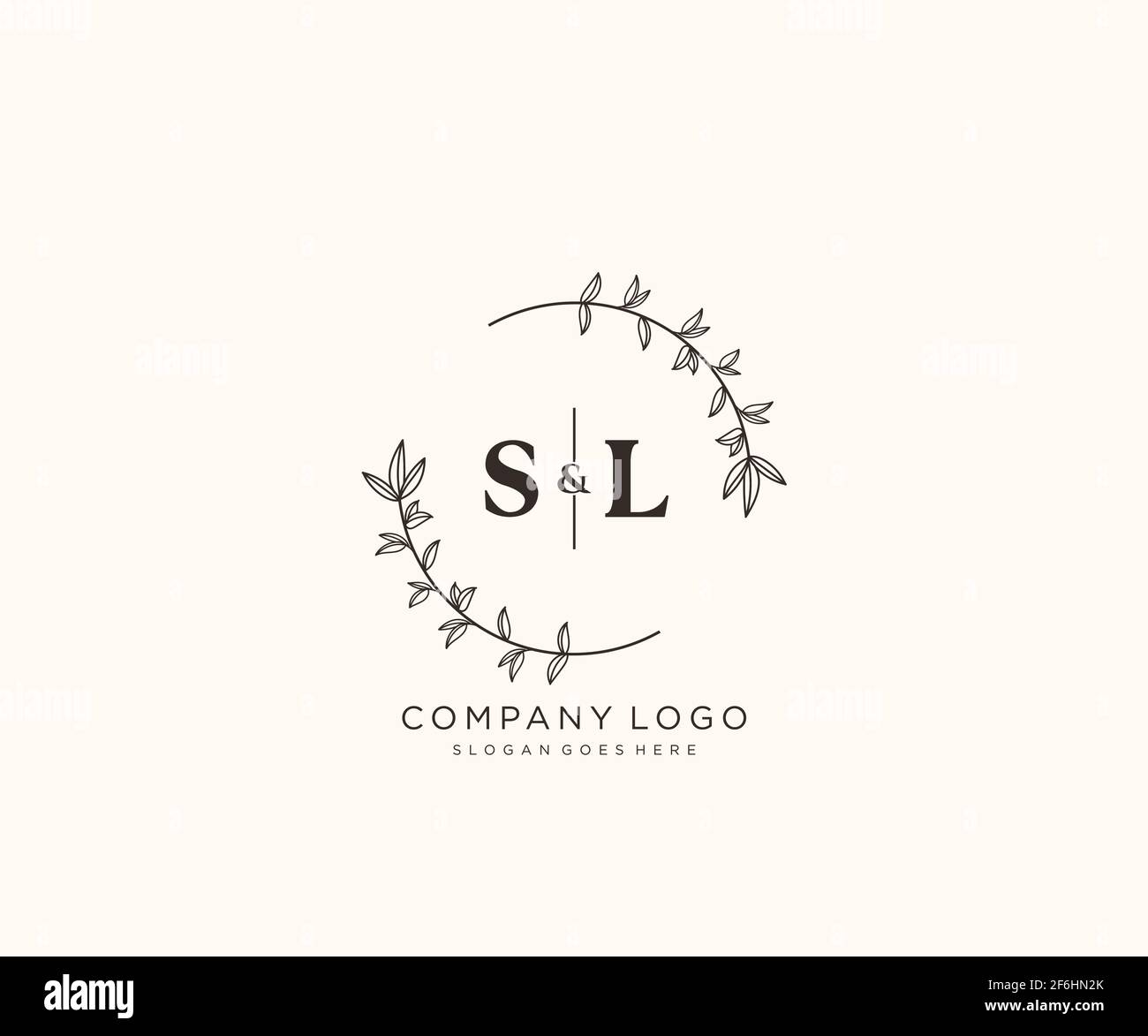 Initial sl Stock Vector Images - Alamy