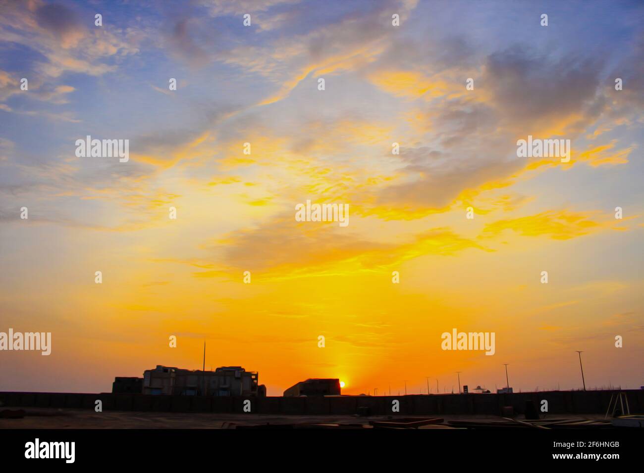 Jeddah tower at sunrise hi-res stock photography and images - Alamy