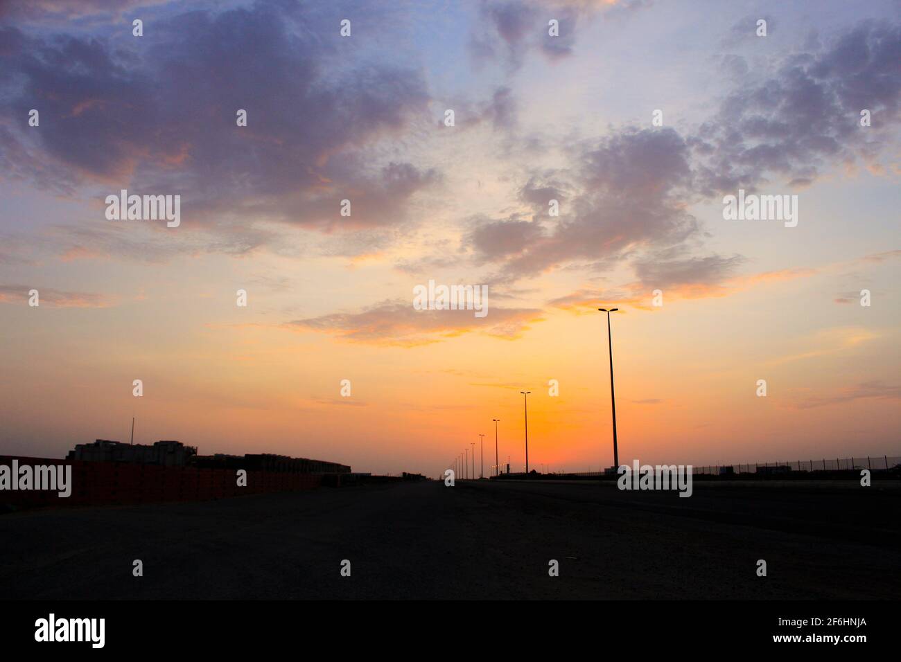 Jeddah tower at sunrise hi-res stock photography and images - Alamy