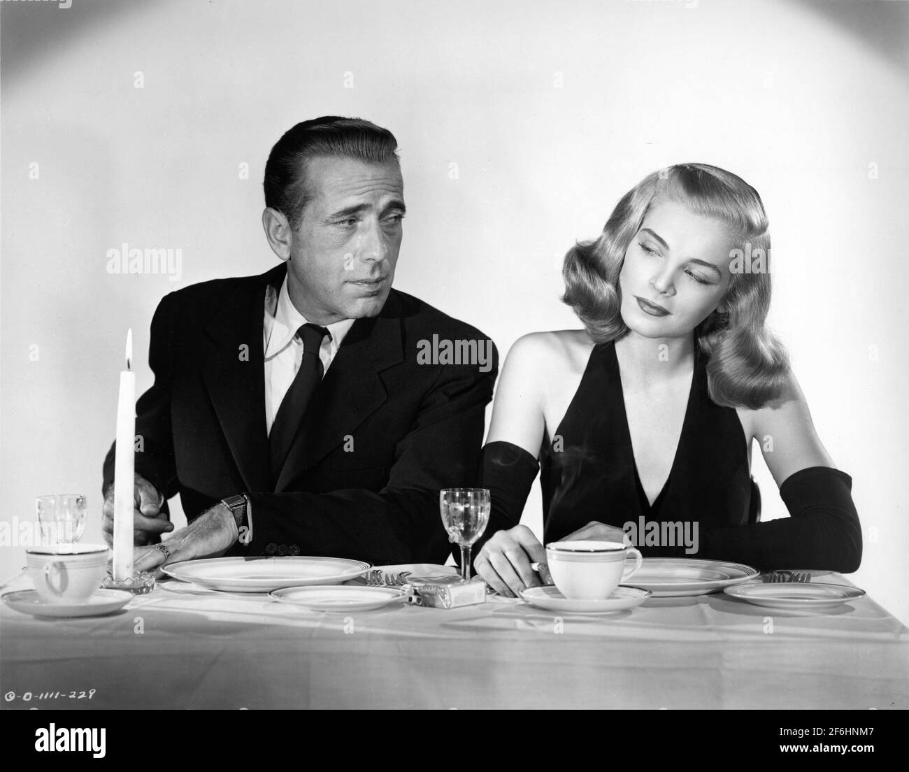 HUMPHREY BOGART and LIZABETH SCOTT publicity portrait for DEAD ...