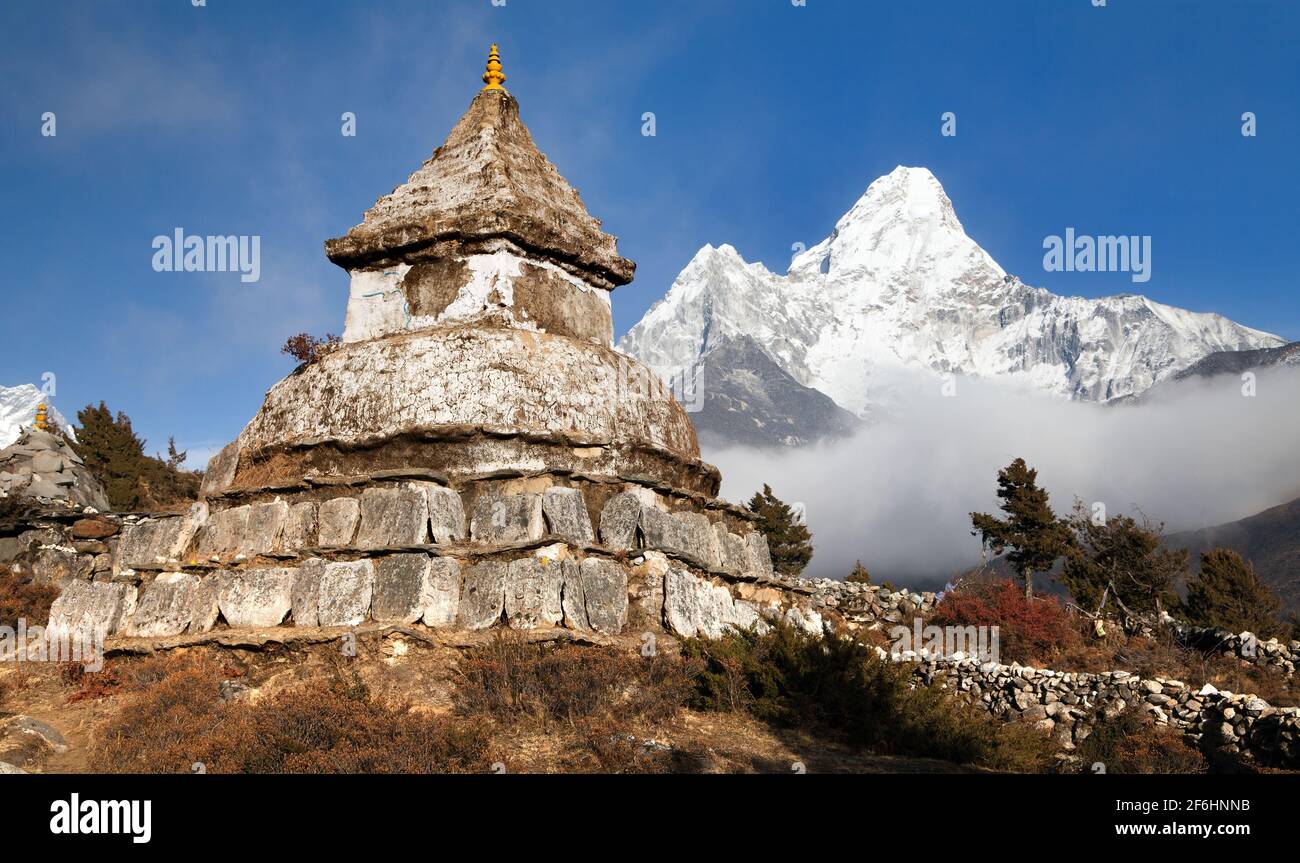 Pangboche monastery hi-res stock photography and images - Alamy