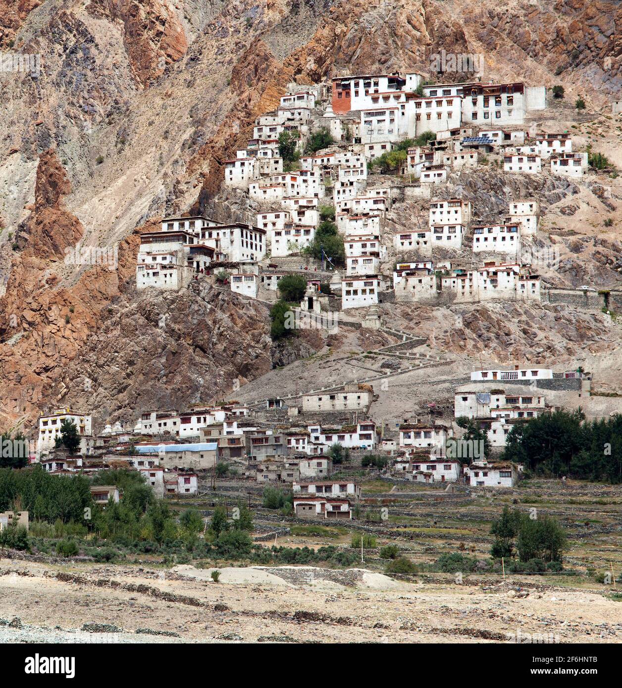 Karsha gompa - buddhist monastery in Zanskar valley - Ladakh - Jamu and ...