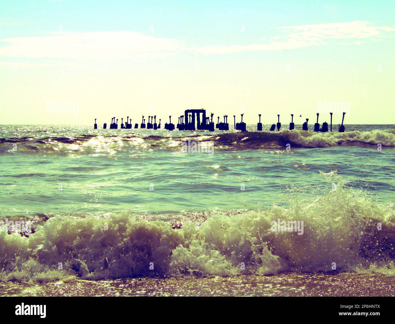 Calicut old sea bridge hi-res stock photography and images - Alamy