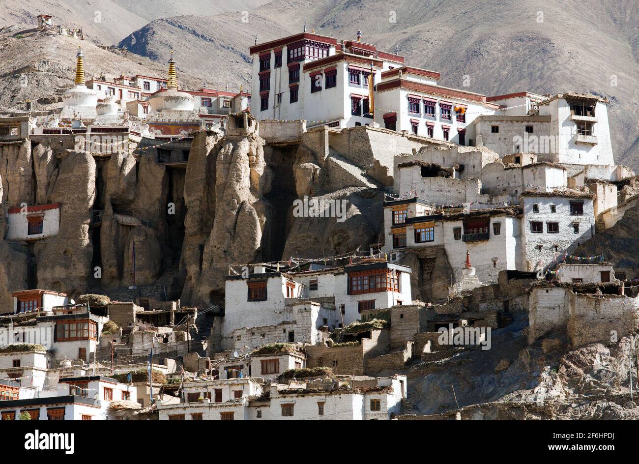 Lamayuru gompa - buddhist monastery in Indus valley - Ladakh - Jamu and ...