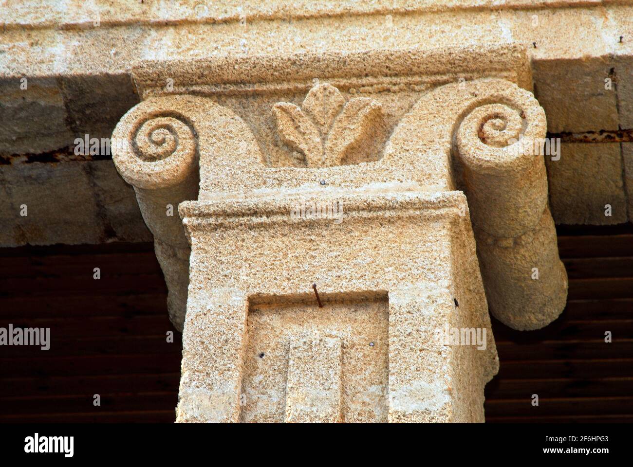 Greece, Rhodes island Paradeisi village traditional architecture Stock ...
