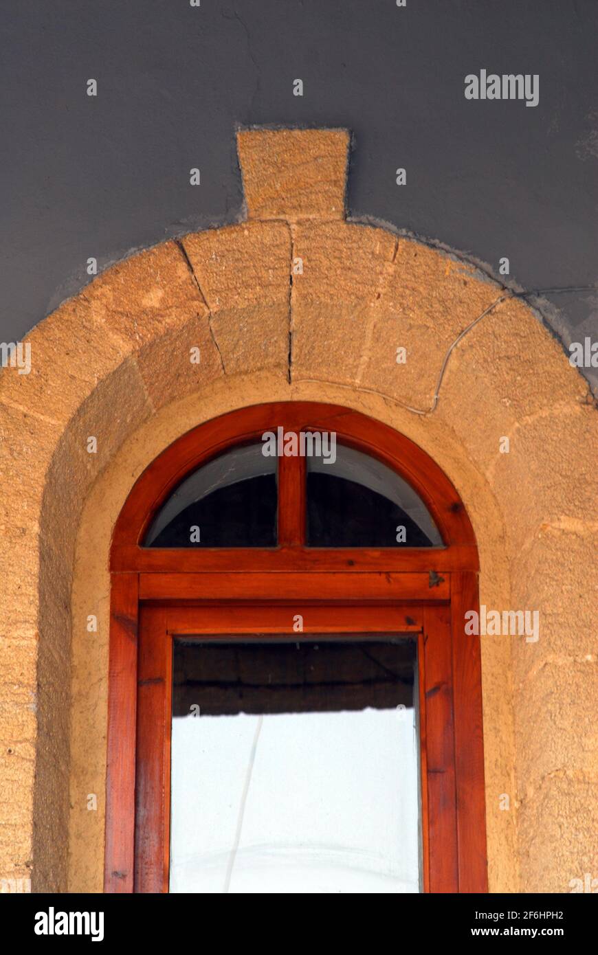Greece, Rhodes island Paradeisi village traditional architecture Stock ...