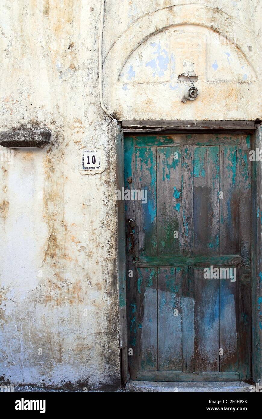 Greece, Rhodes island Paradeisi village traditional architecture Stock ...
