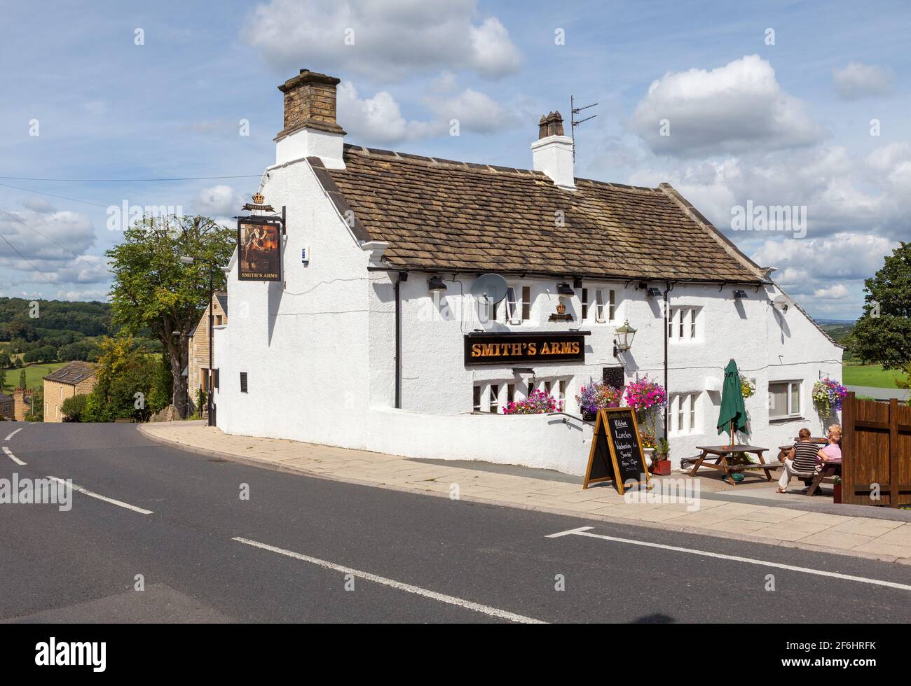 The Smith's Arms, a traditional village pub in Highburton, West ...