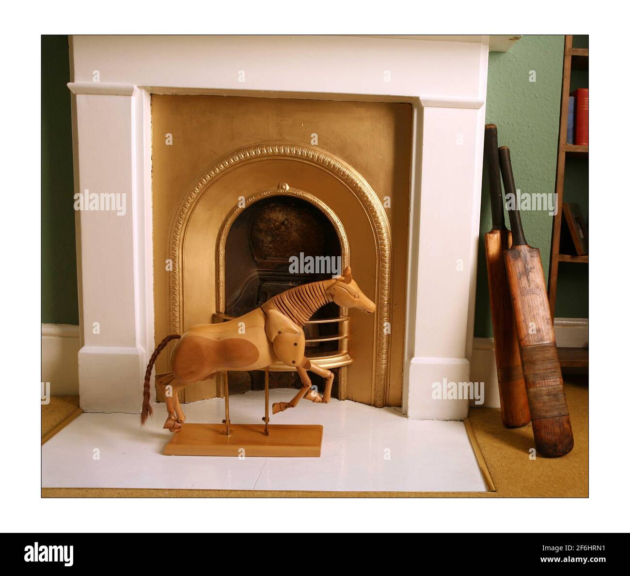 Simon Carter...designer, in his home in South London.photograph by ...