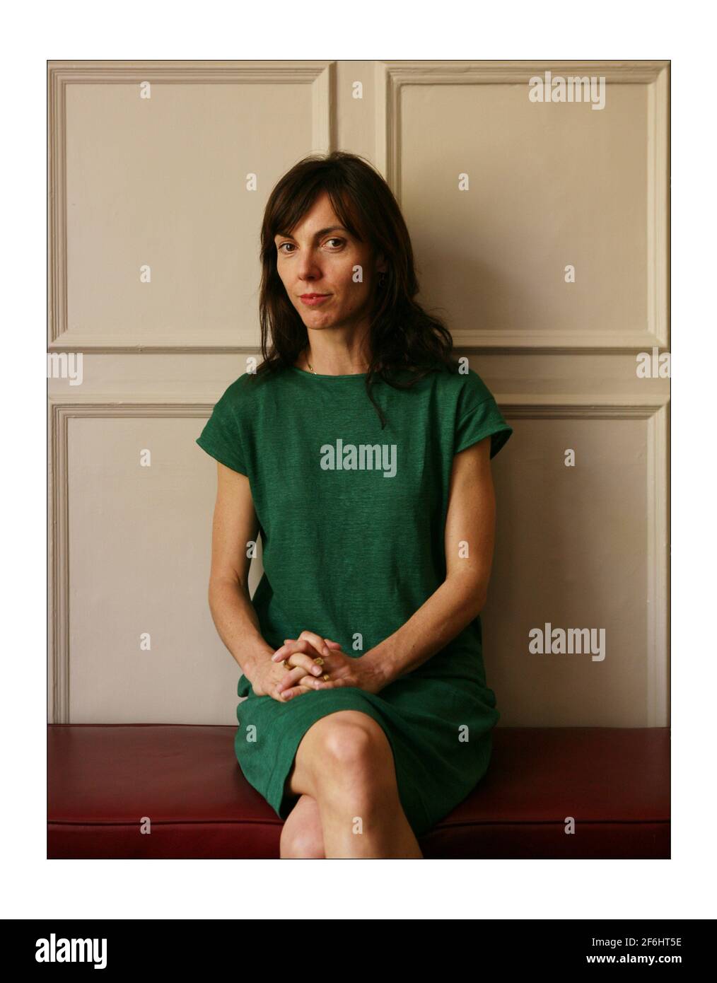 Emily Perkins... author in the bloombury publishers offices in soho ...