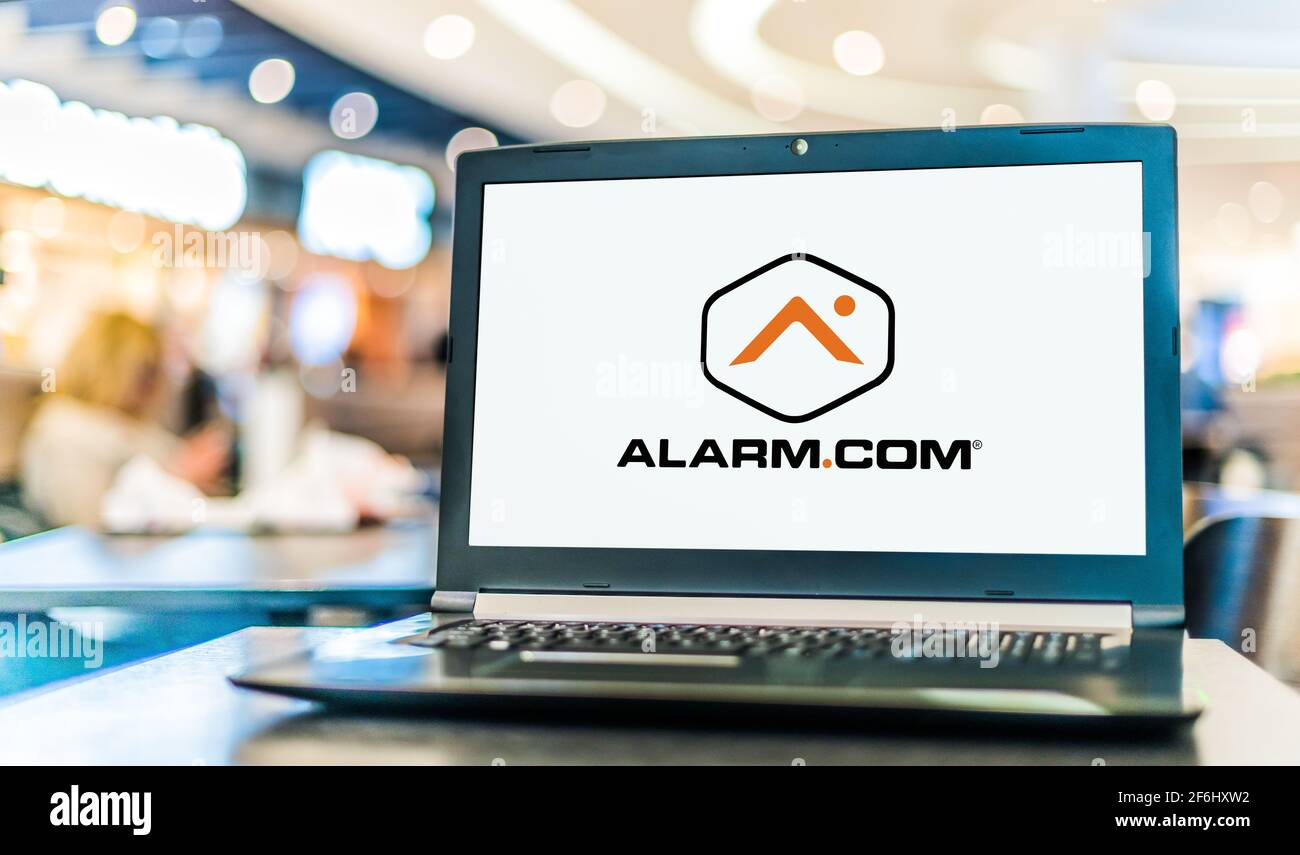 Alarm com logo hi-res stock photography and images - Alamy