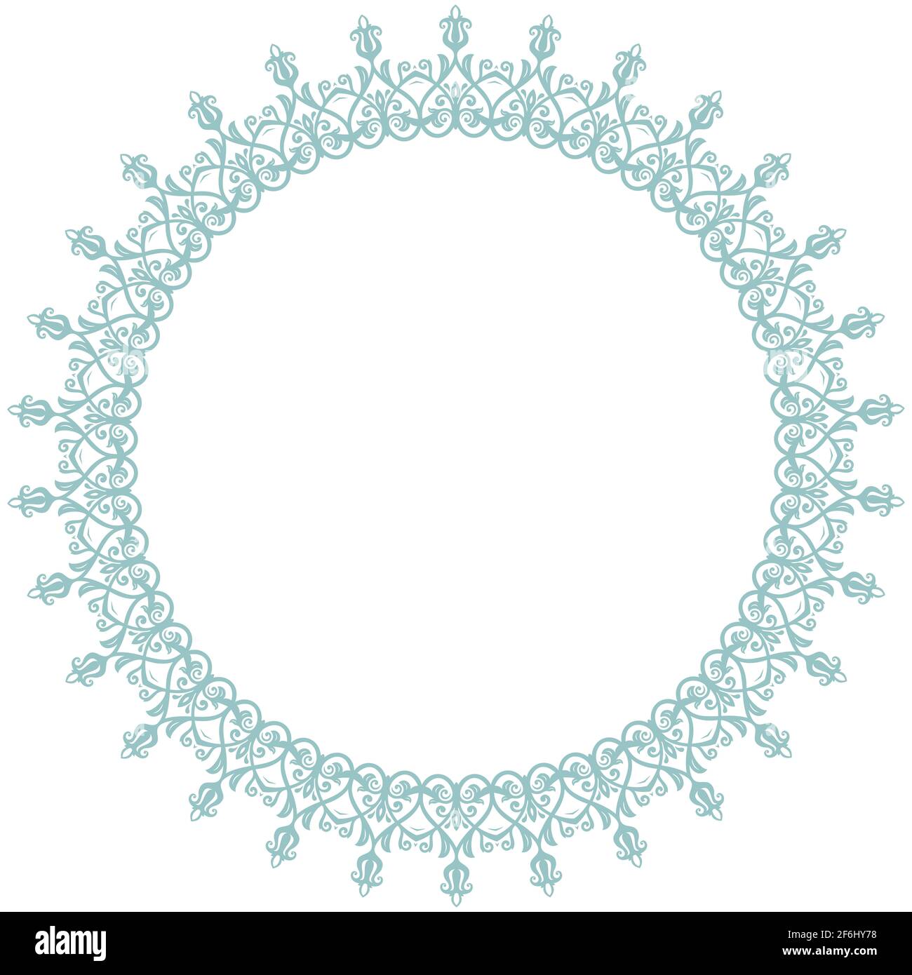 Blue white tile border Cut Out Stock Images & Pictures - Alamy