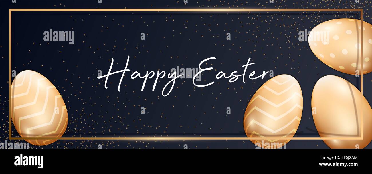Happy Easter Greeting Illustration Stock Photo - Alamy