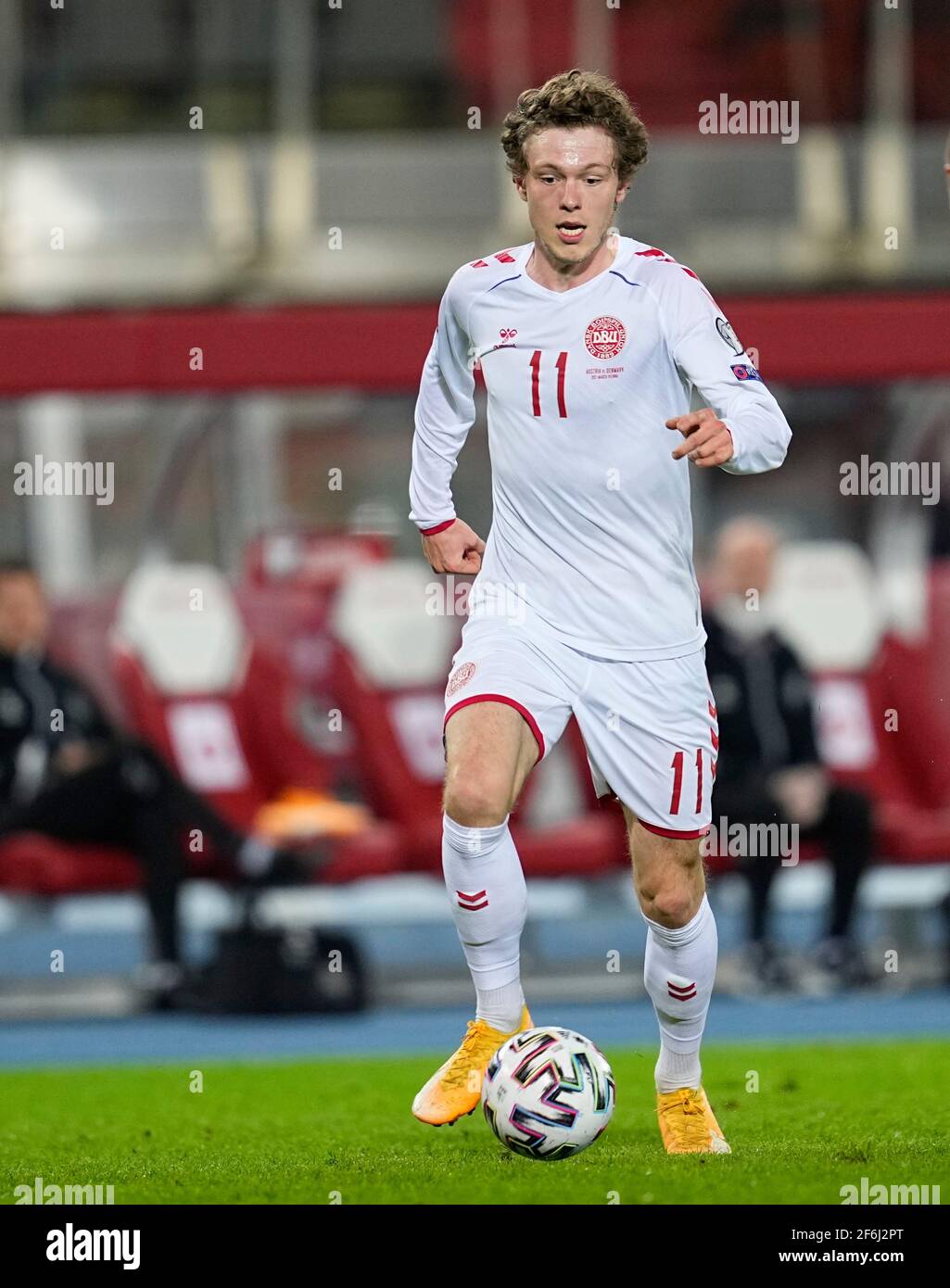 March 31, 2021: Andreas Skov Olsen of Denmark during Austria and ...