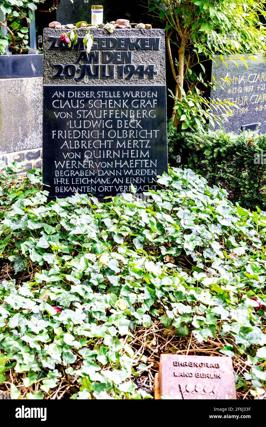 Memorial site for the resistance fighter of the 20. July 1944 - von ...