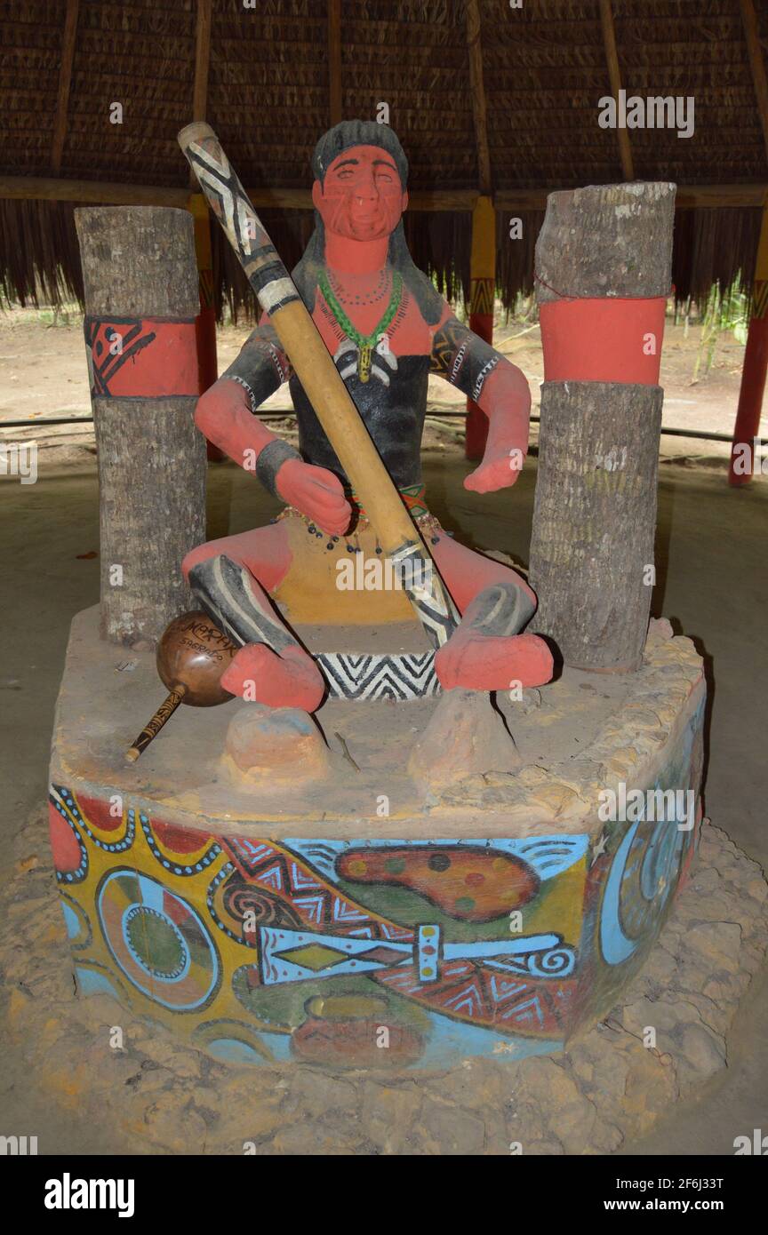 Brazilian Native's Deity Stock Photo - Alamy