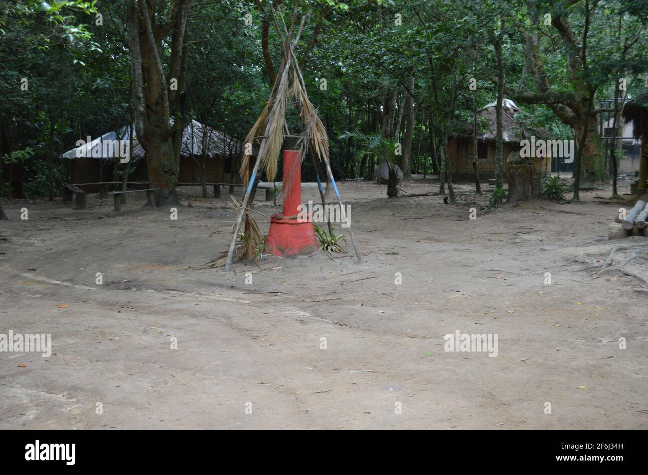 Brazilian Native Village Stock Photo - Alamy