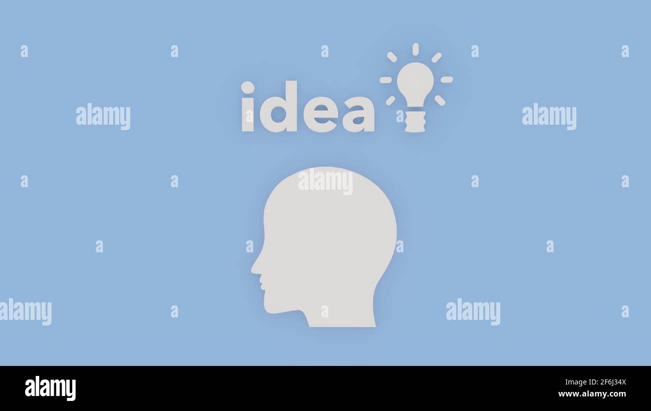 Solution idea concept wallpaper design Stock Photo - Alamy