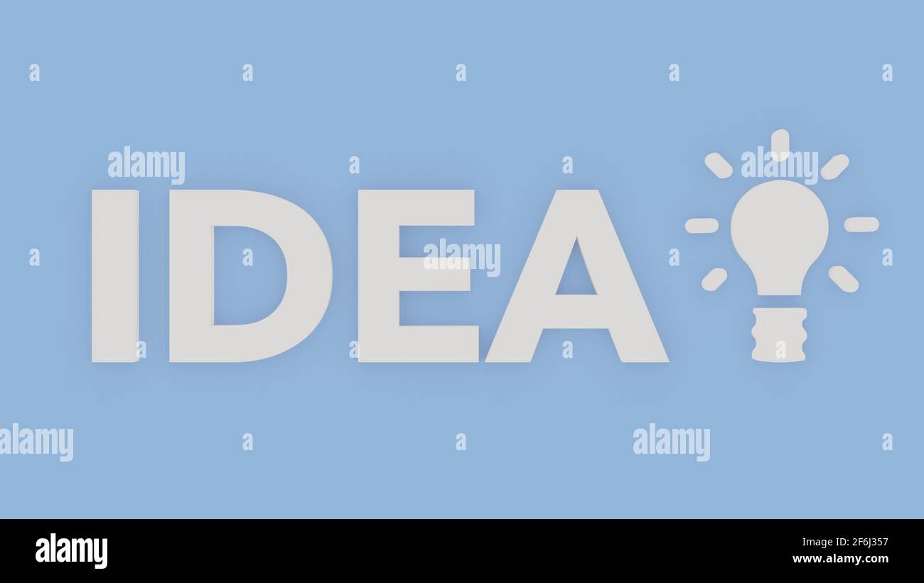 Solution idea concept wallpaper design Stock Photo - Alamy