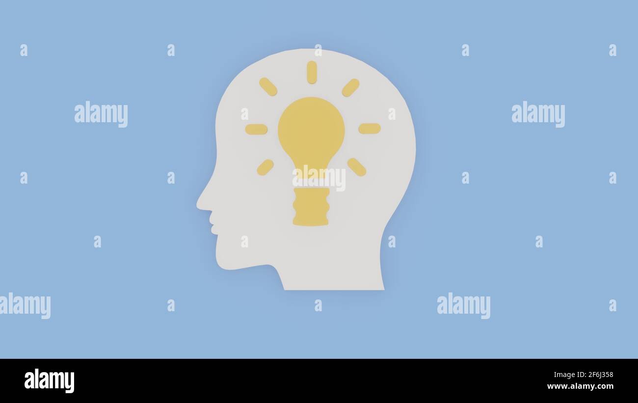 Solution idea concept wallpaper design Stock Photo - Alamy