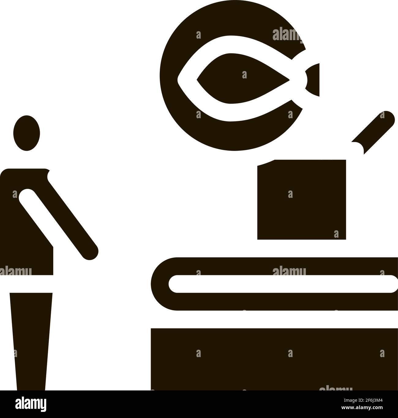 Fish industry conveyor Stock Vector Images - Alamy