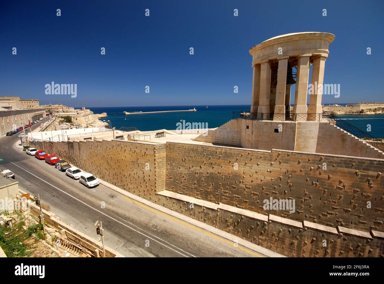 Siege Bell Monument In Valletta On the Mediterranean Island Of Malta ...