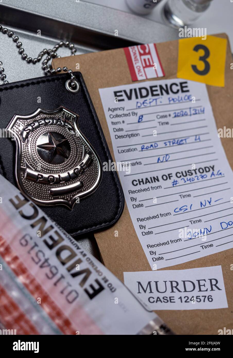 Detective badge hi-res stock photography and images - Alamy
