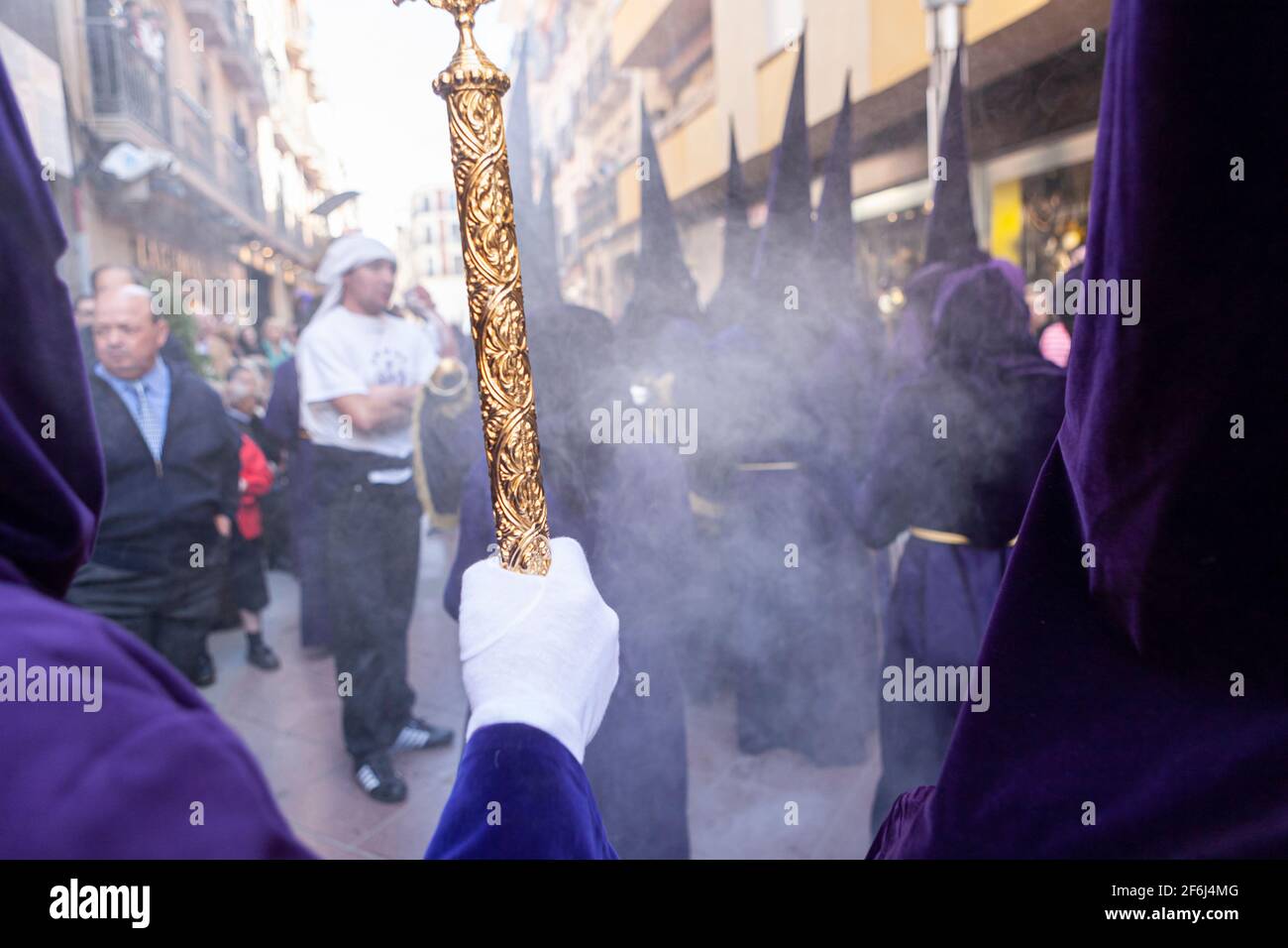 Brotherhood of our father Jesus resurrected during procession of Holy ...