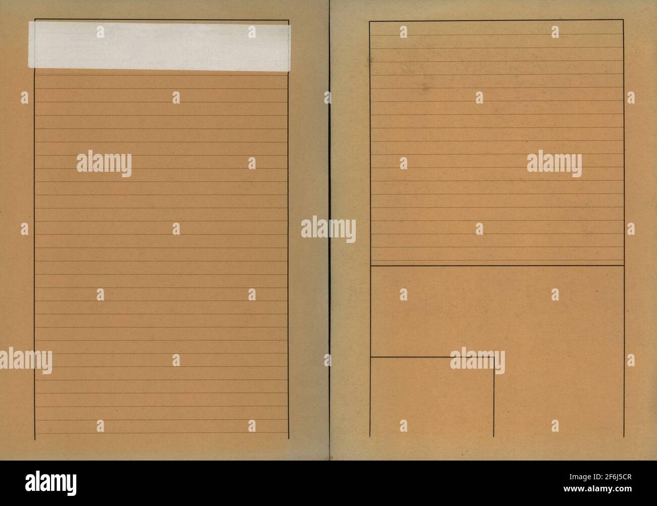 brown cardboard blank form useful as a background Stock Photo - Alamy